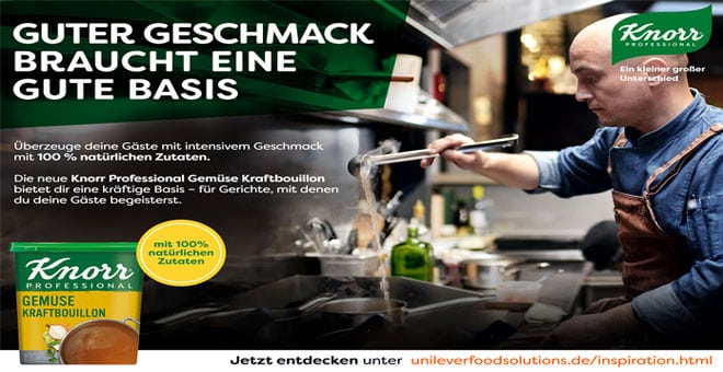 Knorr Professional setzt Zeichen für die Zukunft | Catering Management